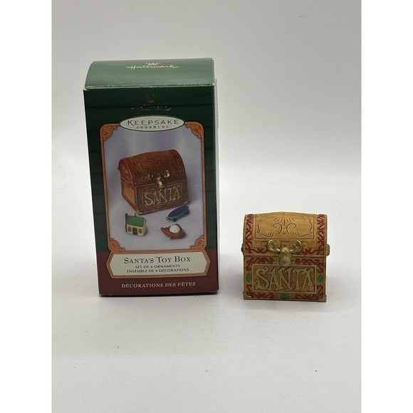 Hallmark | Holiday | Hallmark Keepsake Ornament Santas Toy Box Set Of ...